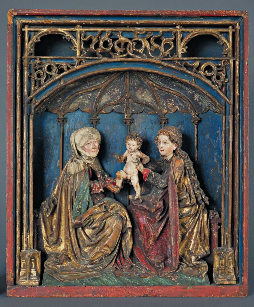 St. Anna, Maria und das Christuskind (Anna Selbdritt) Oberrhein, ca. 1515