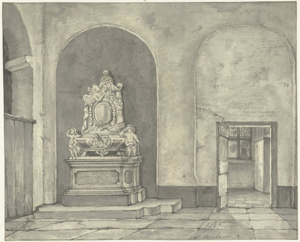 Grabmonument von Balth. Fredericus von Stosch in der Janskerk in Utrecht
