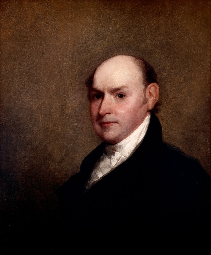 John Quincy Adams von Gilbert Stuart: Kunstdruck kaufen