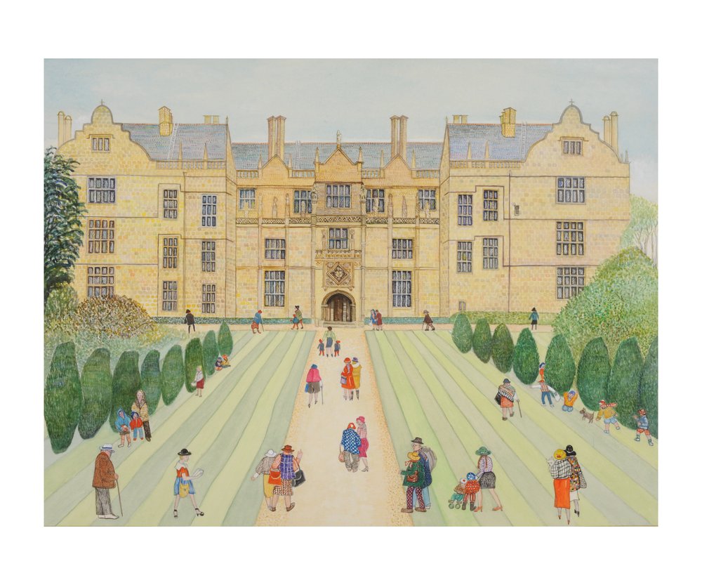 Montacute House von Gillian Lawson: Kunstdruck kaufen