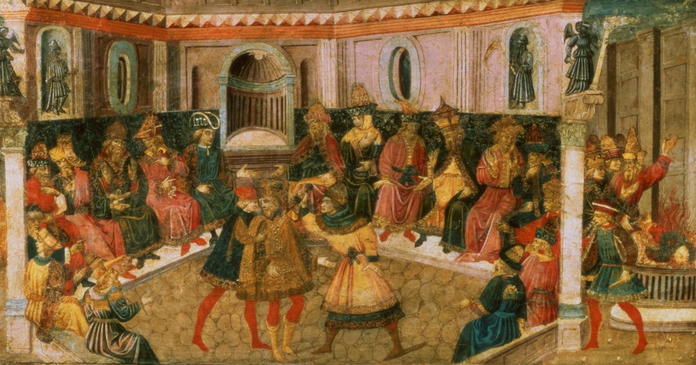 Der Tod von Julius Caesar, ca. 1446-50