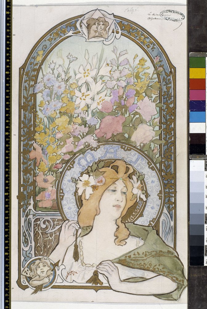 Jugendstil: Plakat von Gustave Salge von Gustave Salge