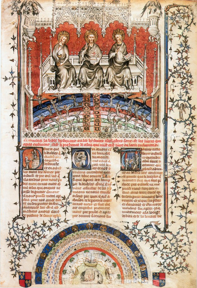 La Bible Historiale von Guyart des Moulins: Kunstdruck