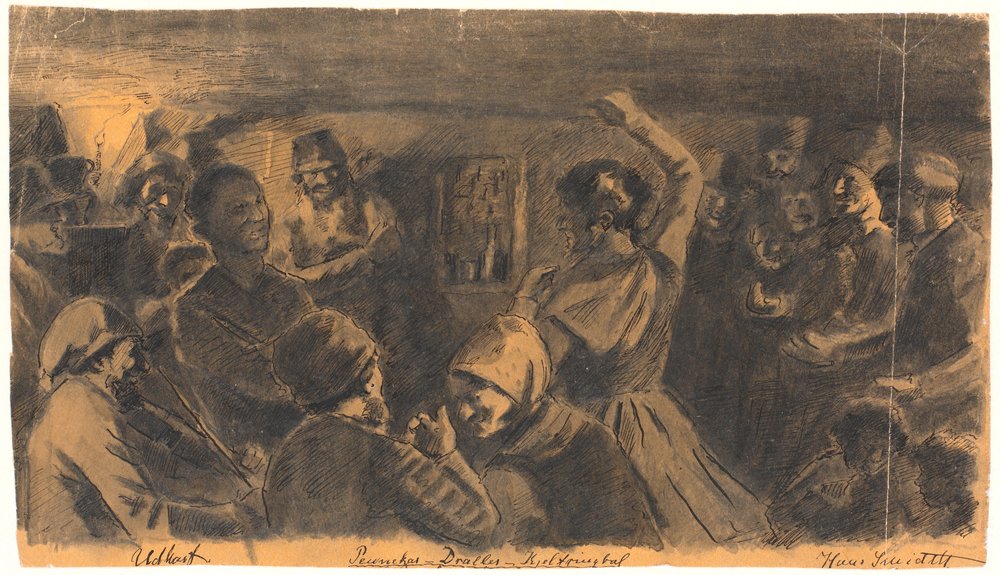 Pennekas-Dralles-Kjeltringsbal von Hans Smidth: Kunstdruck