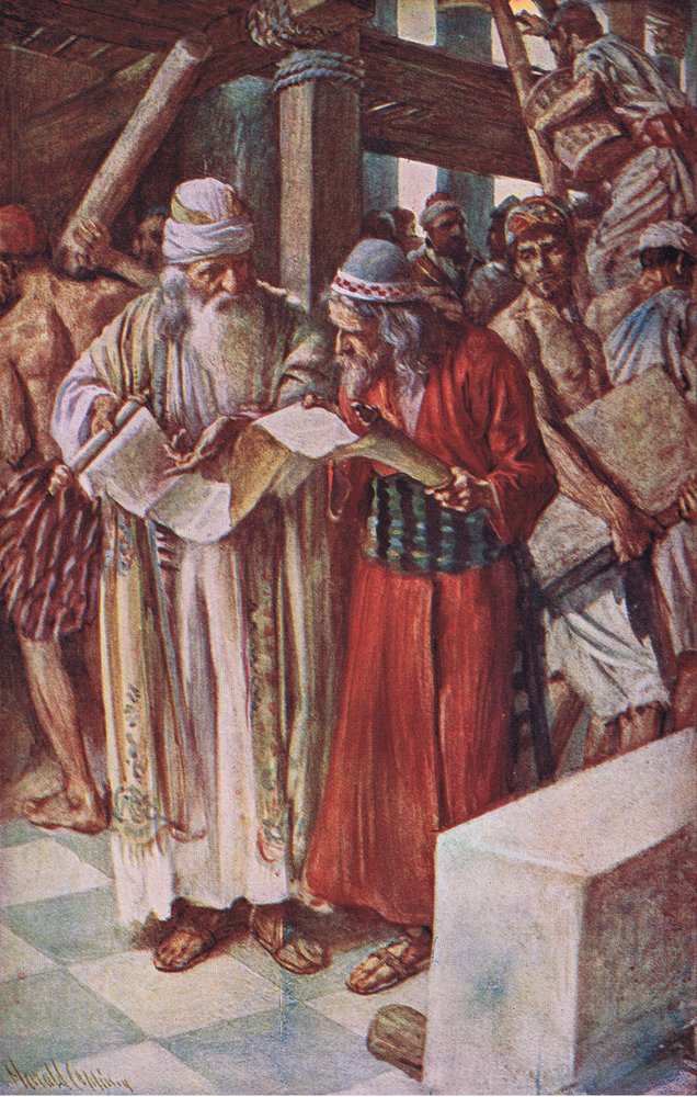 Das Finden des Buches, Illustration aus Bilder, die lehren Die ...