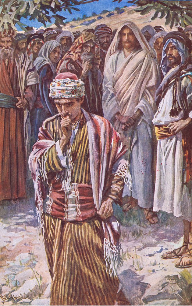 Der reiche junge Herrscher, Illustration aus Harold Copping Bilder: Die ...