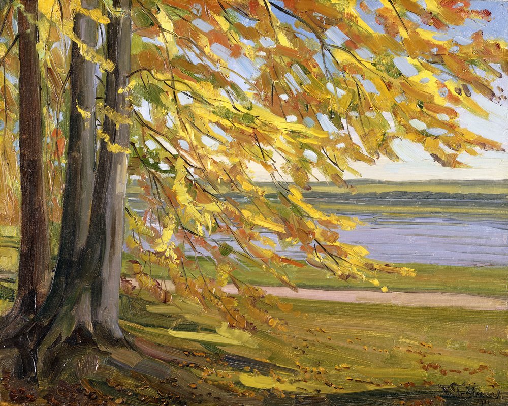Starnberger See, 1911 von Heinrich Wilhelm Truebner