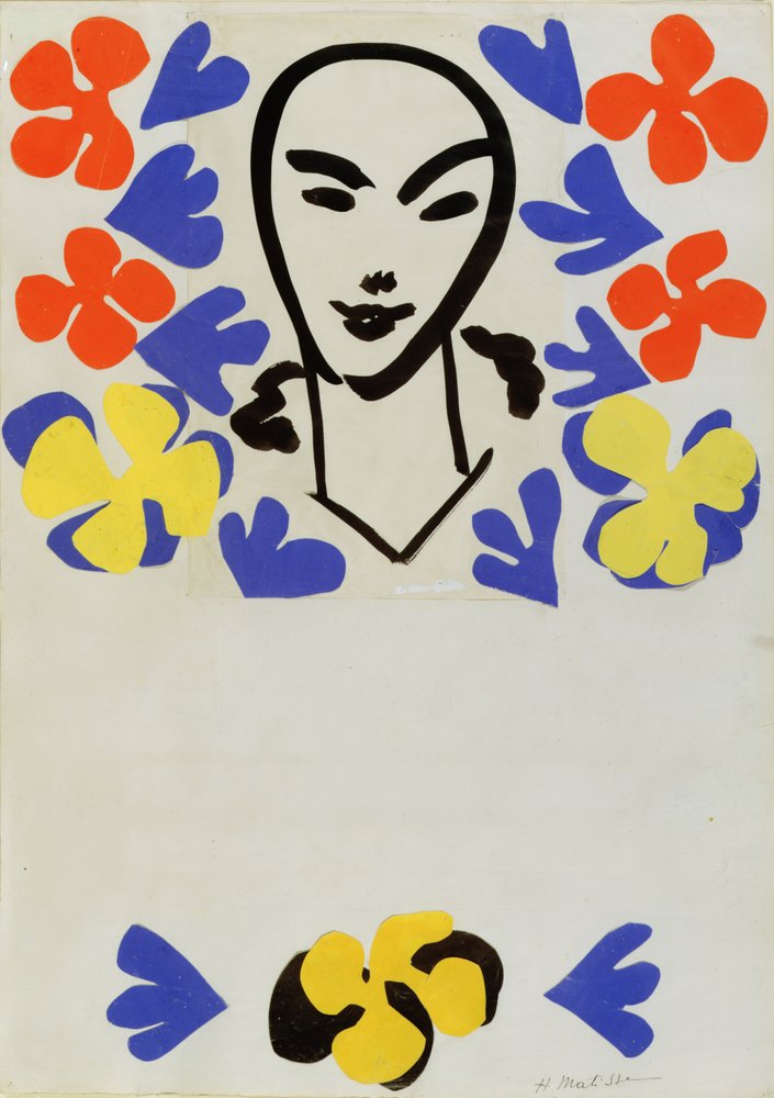 Die Skulptur von Henri Matisse, Plakatentwurf