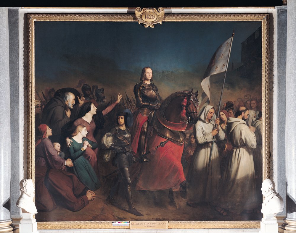 Der Einzug von Jeanne d'Arc (1412-31) in Orleans, 8. Mai 1429, 1843