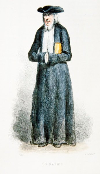 Der Rabbiner, Illustration aus 'Les Francais Par Eux-Memes ...