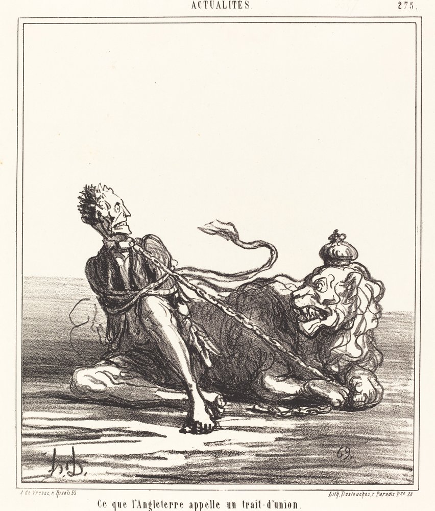 Was England eine Bindestrich nennt von Honoré Daumier