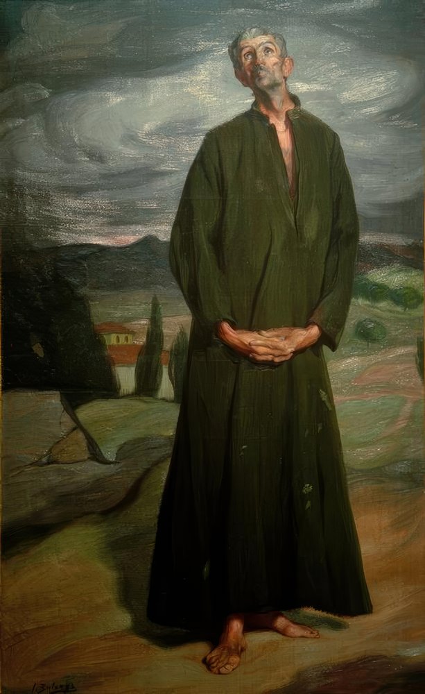 Der Einsiedler von Ignacio Zuloaga y Zabaleta: Kunstdruck