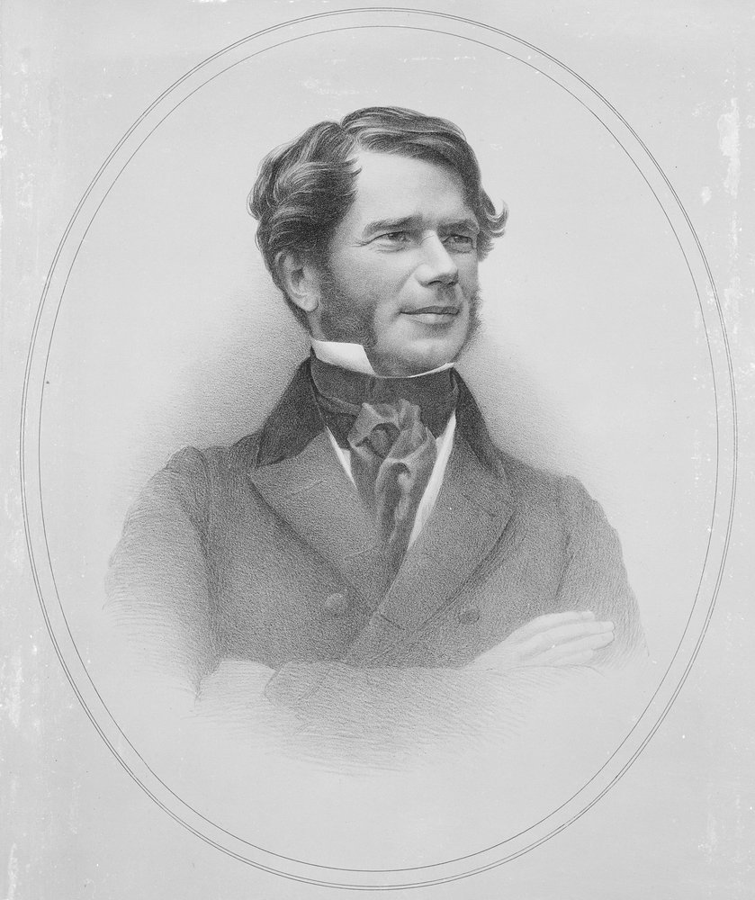 William Smith O'Brien, Lithographie von Henry O'Neil, 1848