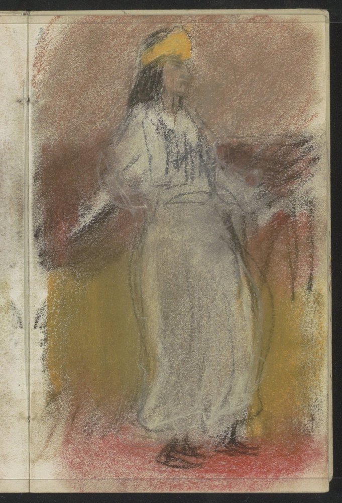 Stehende Frau in orientalischer Kleidung von Isaac Israels