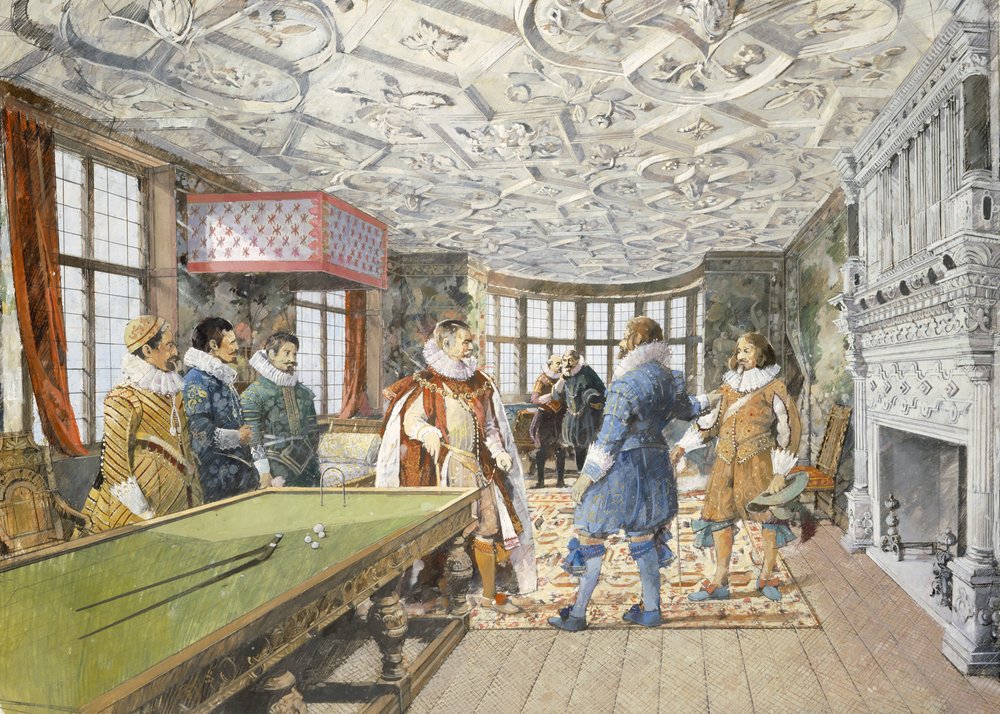 Kirby Hall von Ivan Lapper: Kunstdruck in Museumsqualität
