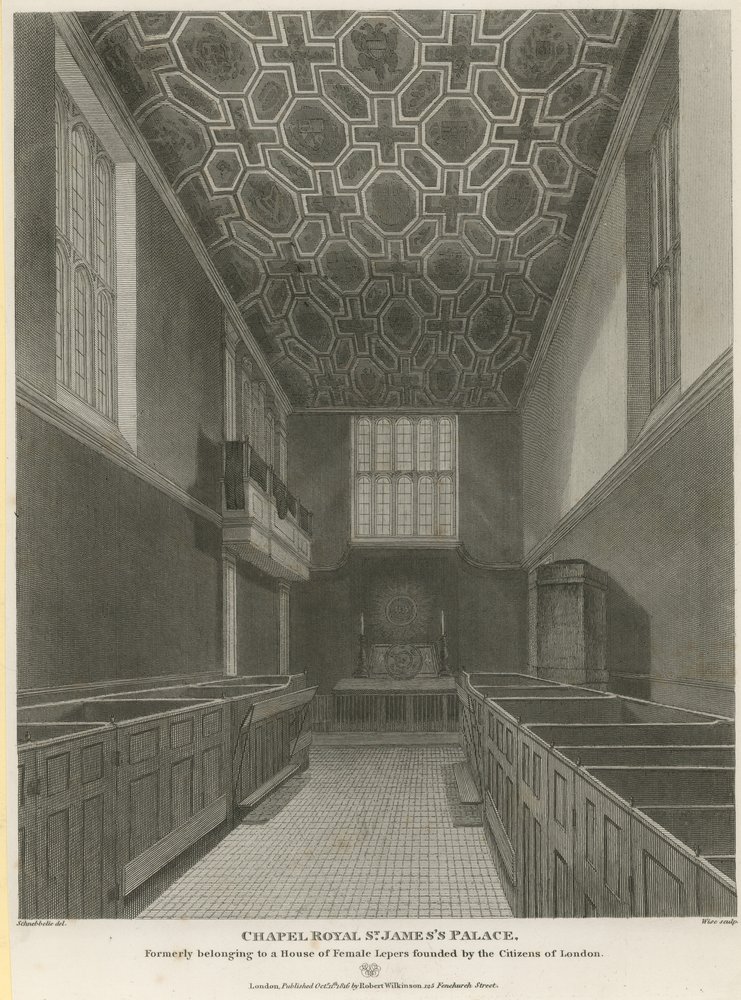 Kapelle Royal im St. James's Palace von Jacob Schnebbelie