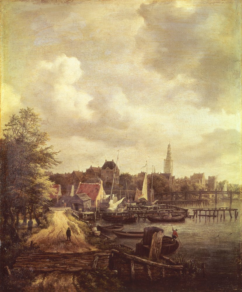Ansicht von Amsterdam von Jacob van Ruisdael: Kunstdruck