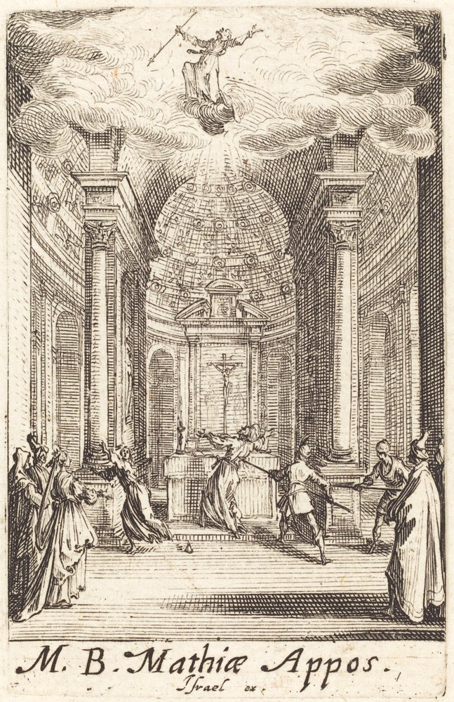 Das Martyrium des Heiligen Matthias von Jacques Callot