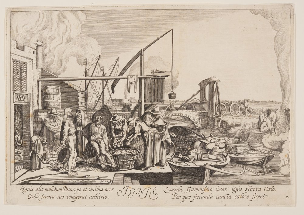 Feuer, aus Die vier Elemente von Jan van de Velde II