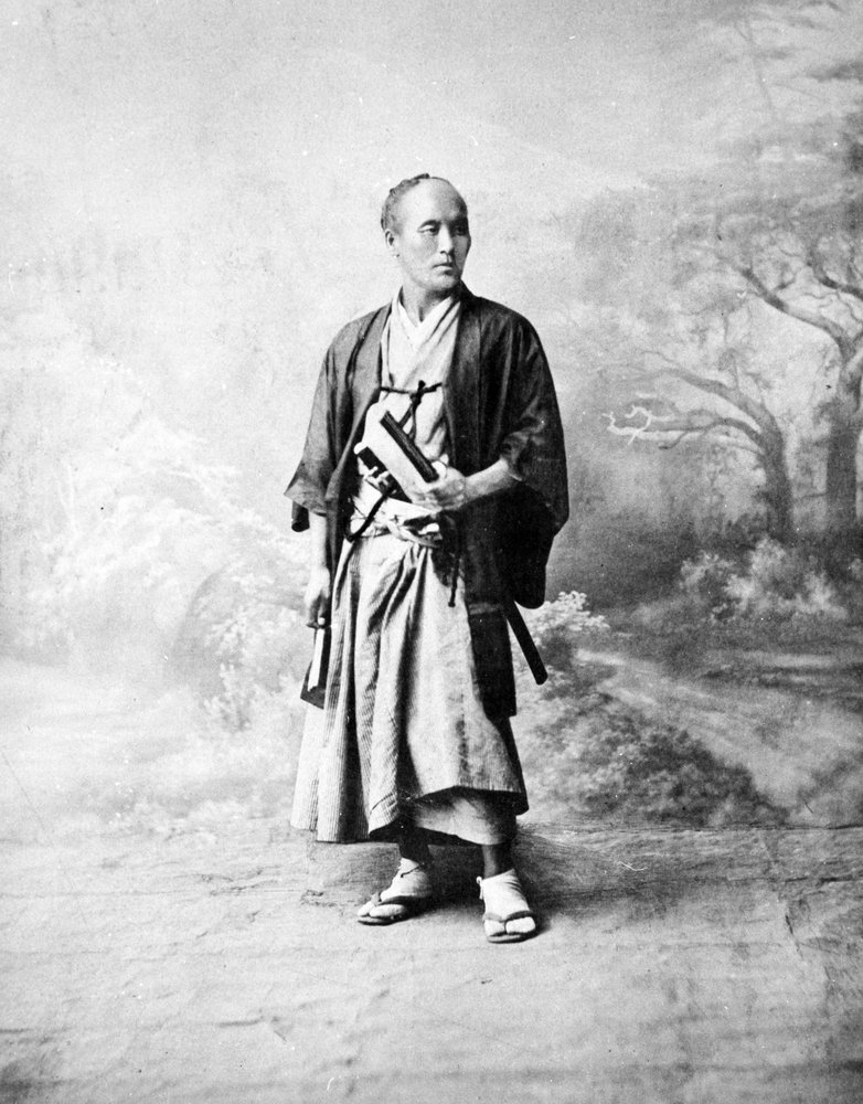 Samurai, ca. 1860er Jahre von Japanese Photographer