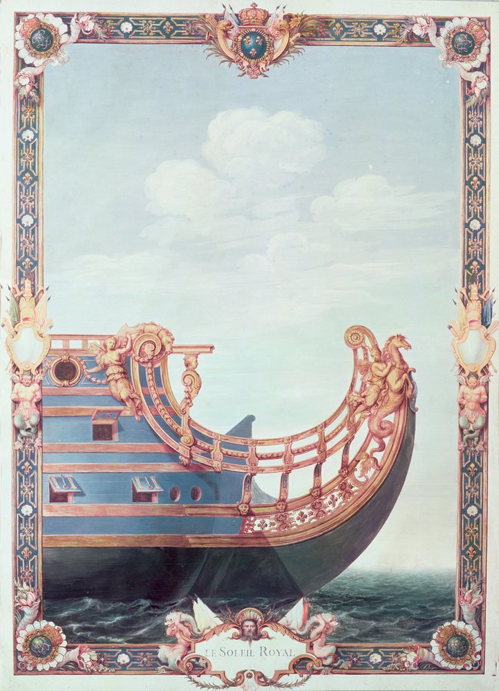 Der Bug der 'Le Soleil Royal' von Jean I Berain: Kunstdruck