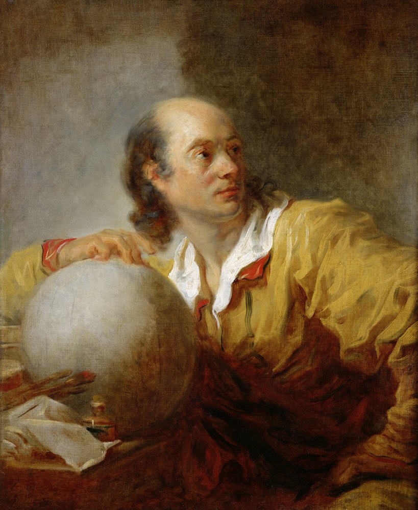 Joseph-Jerome Lefrancois Lalande von Jean Honore Fragonard