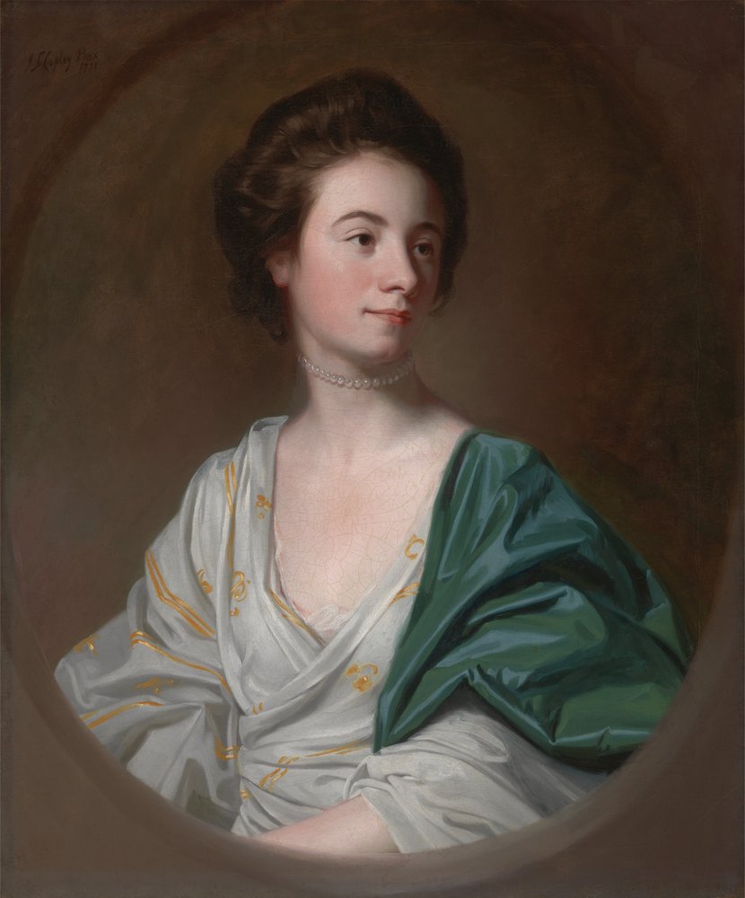 Mrs. Robert Hyde von John Singleton Copley: Kunstdruck