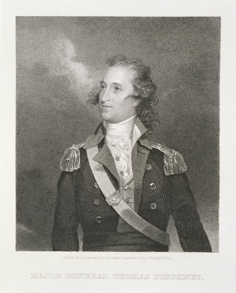 Generalmajor Thomas Pinckney (1750-1828), gestochen von William G ...