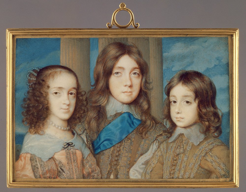 Nr. 3877 Kinder von Karl I.: James, Herzog von York, Prinzessin ...