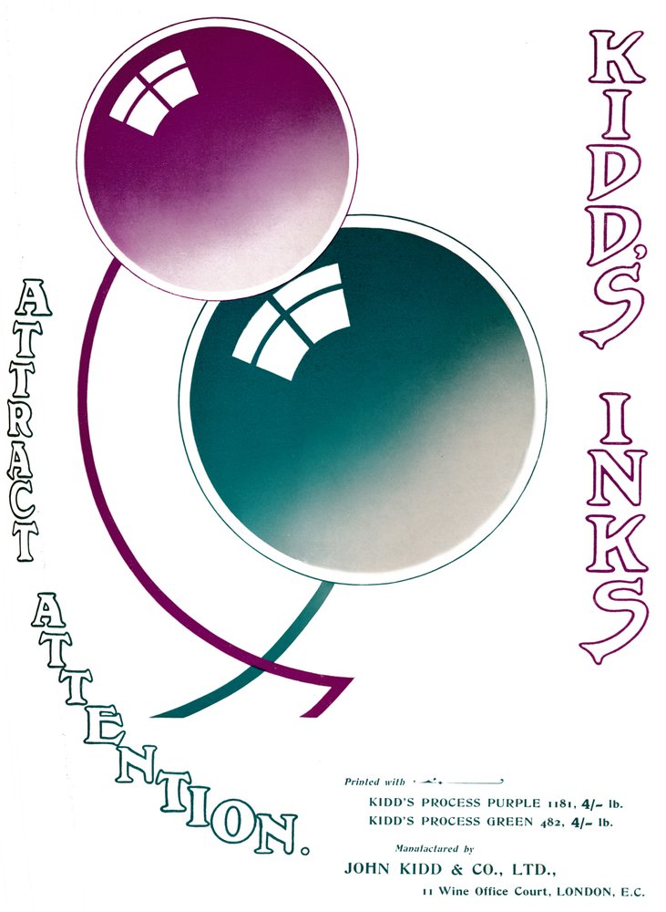 Kidd's Inks Werbung - Aufmerksamkeit erregen