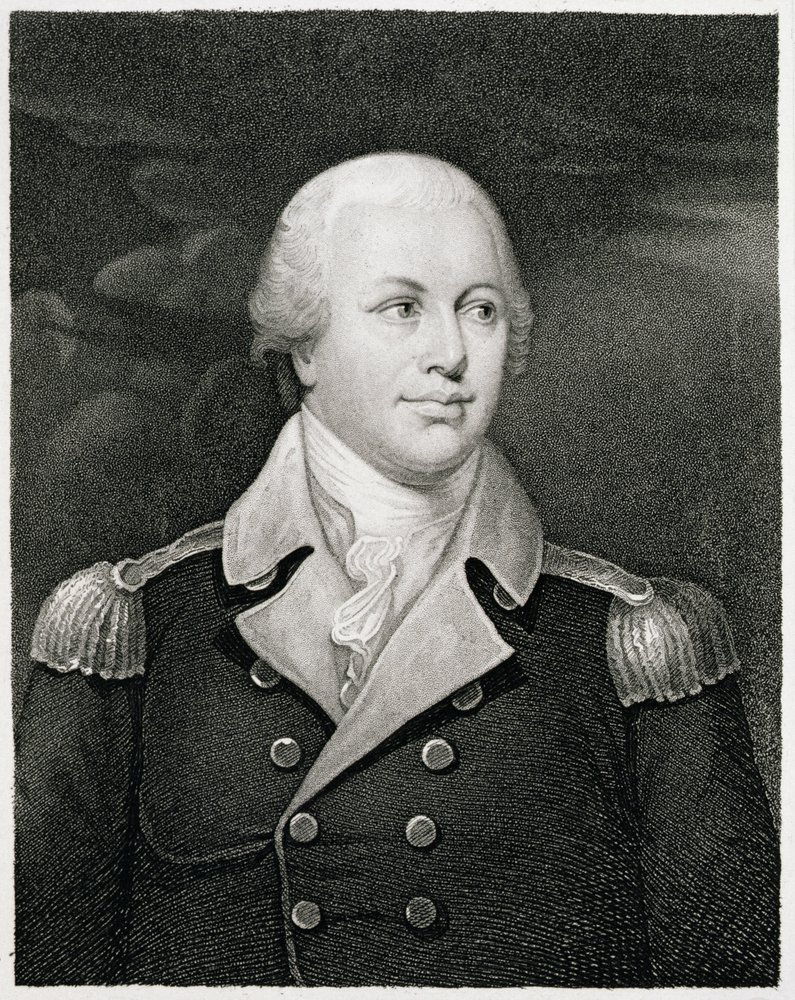 Generalmajor Nathaniel Greene (1742-86), graviert von John B. Forrest