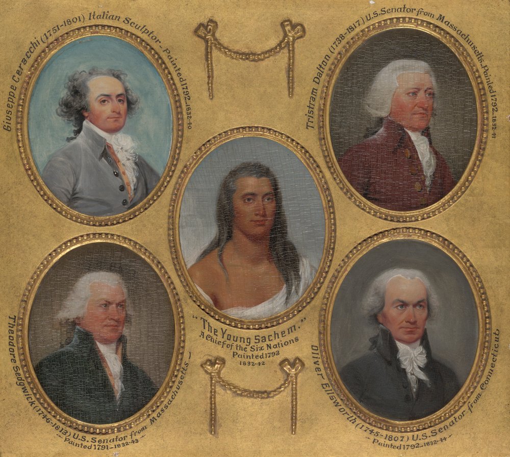 Oliver Ellsworth (1745) von John Trumbull: Kunstdruck