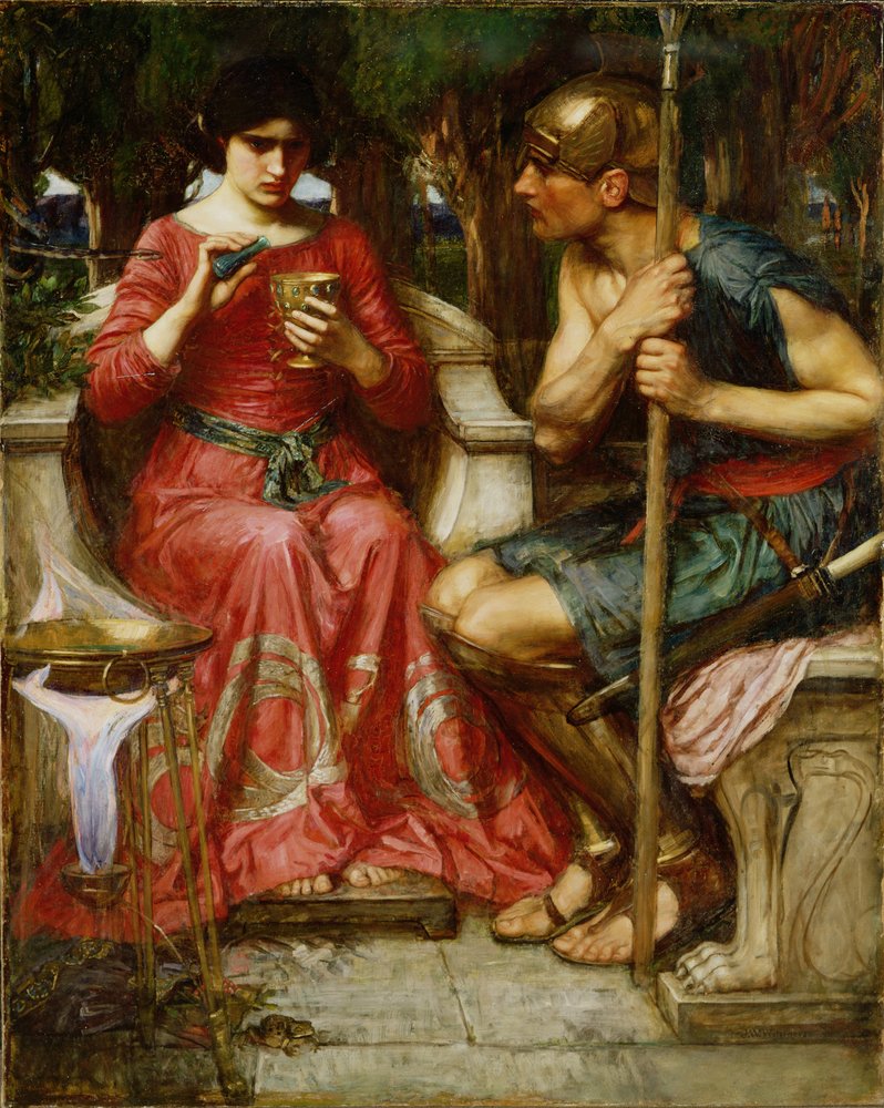 Jason und Medea von John William Waterhouse: Kunstdruck