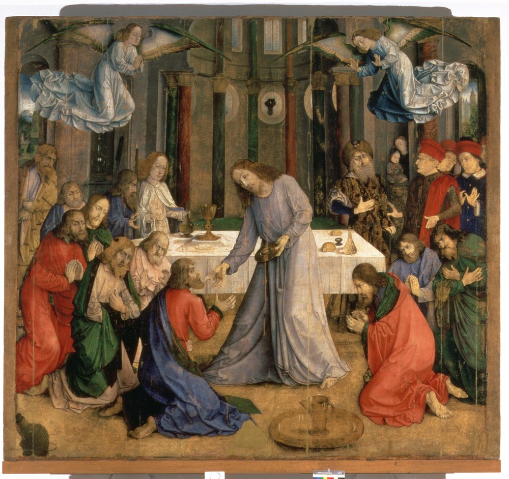 Das letzte Abendmahl oder die Kommunion der Apostel, 1474