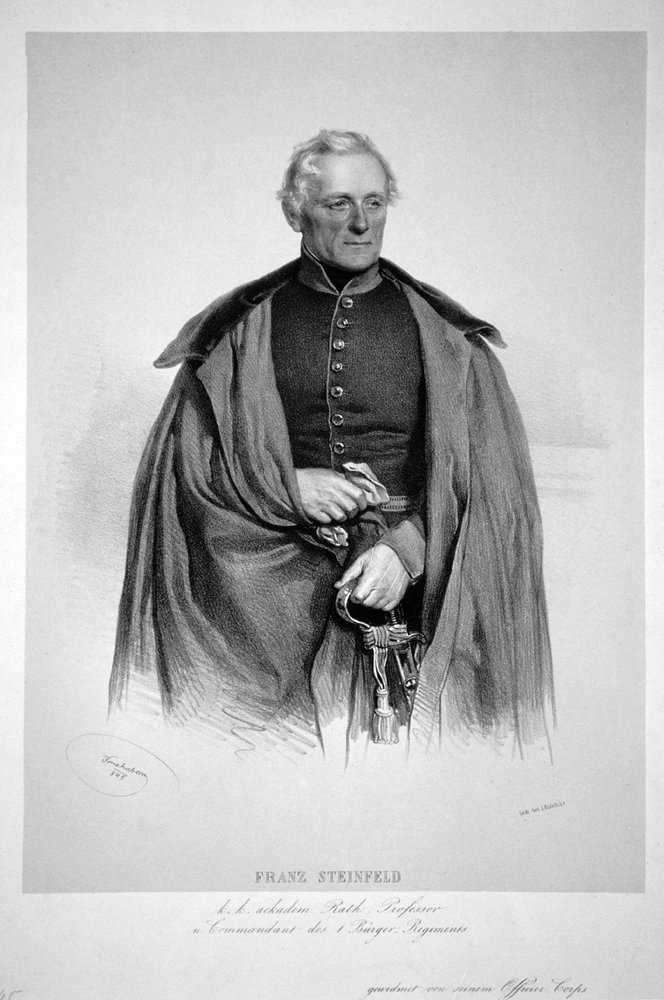 Franz Steinfeld Litho von Josef Kriehuber: Kunstdruck