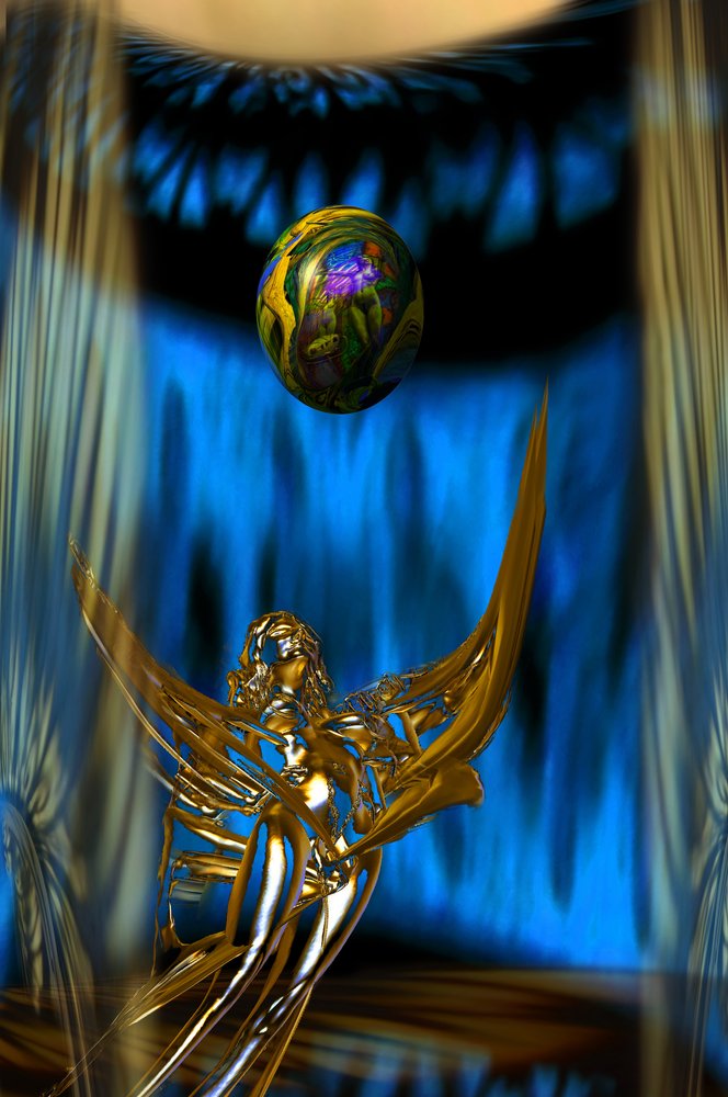 Engel von Joseph Angilella Auquier: Kunstdruck kaufen