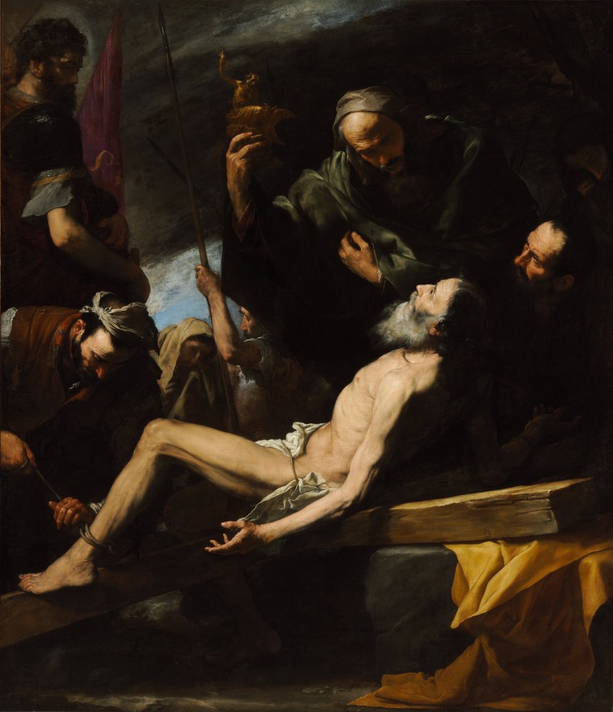 Martyrium des Heiligen Andreas von Jusepe de Ribera