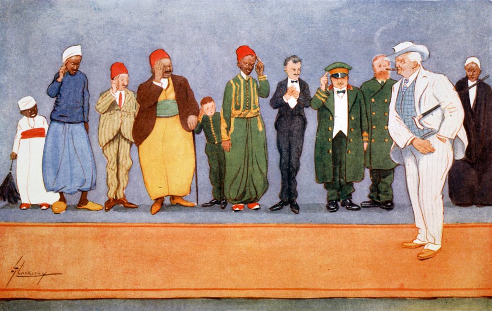 Der Abschiedsgast, 1908 von Lance Thackeray: Kunstdruck