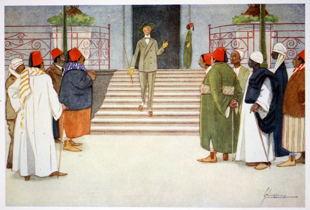 Die Geier, 1908 von Lance Thackeray: Kunstdruck kaufen