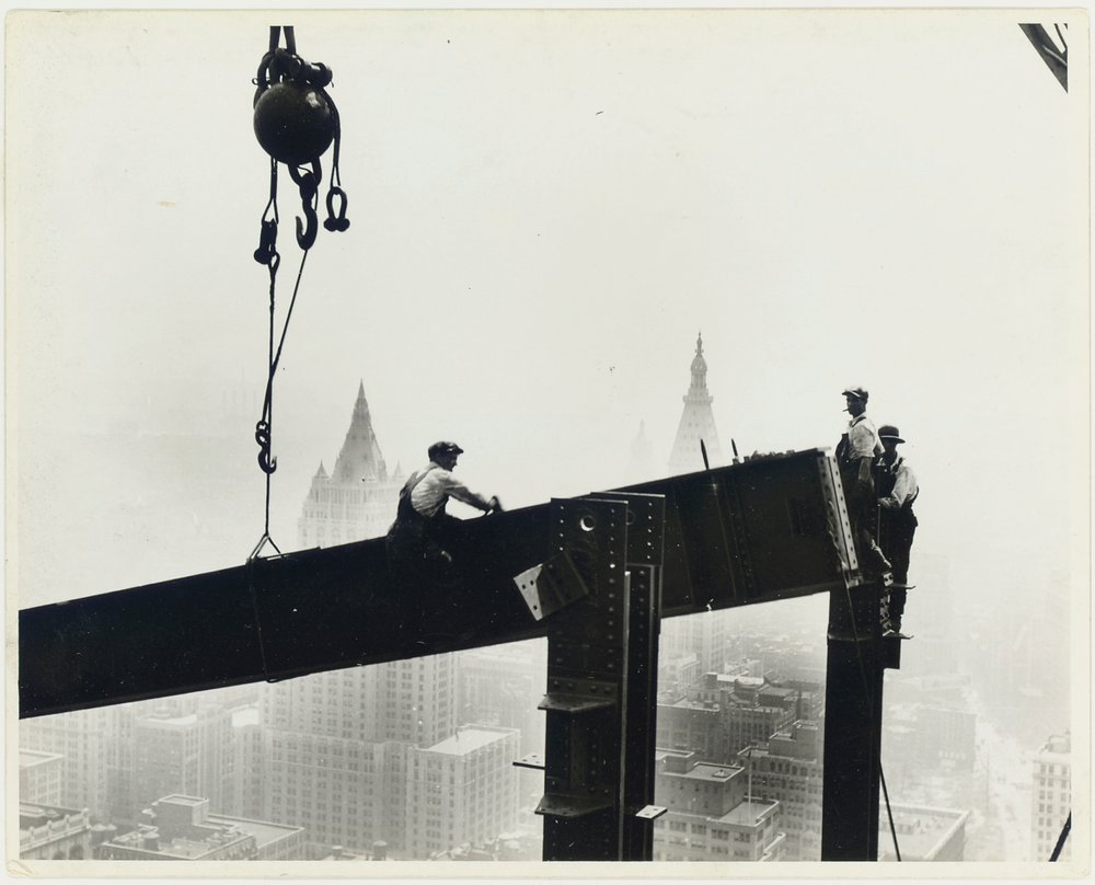 Bau des Empire State Building, ca. 1931