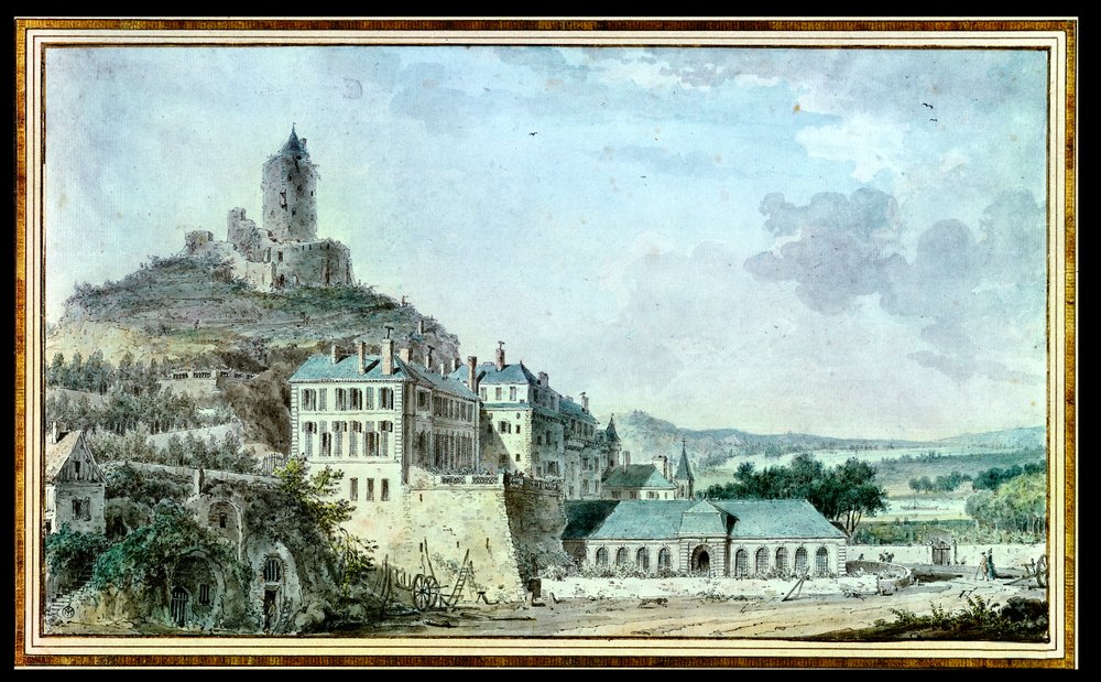 Schloss La Roche-Guyon von Louis-Nicolas de Lespinasse