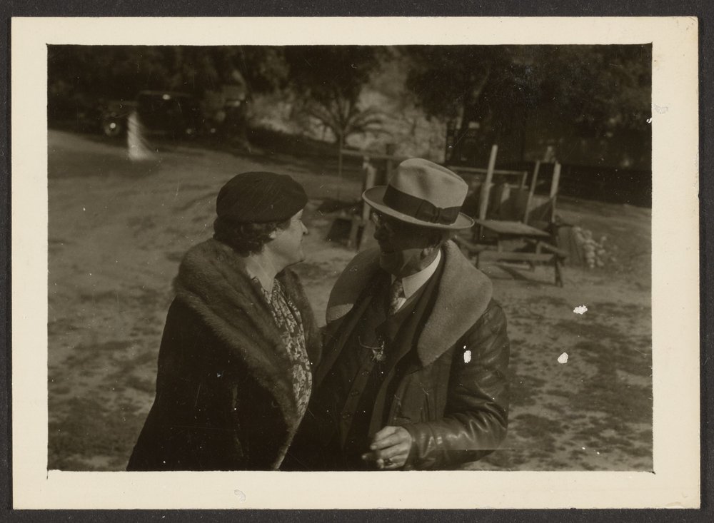 [Fleckenstein und Frau] von Louis Fleckenstein: Kunstdruck