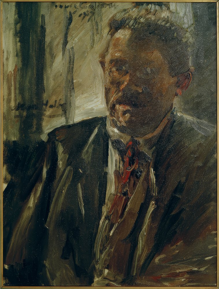 Bildnis Max Halbe von Lovis Corinth: Kunstdruck kaufen