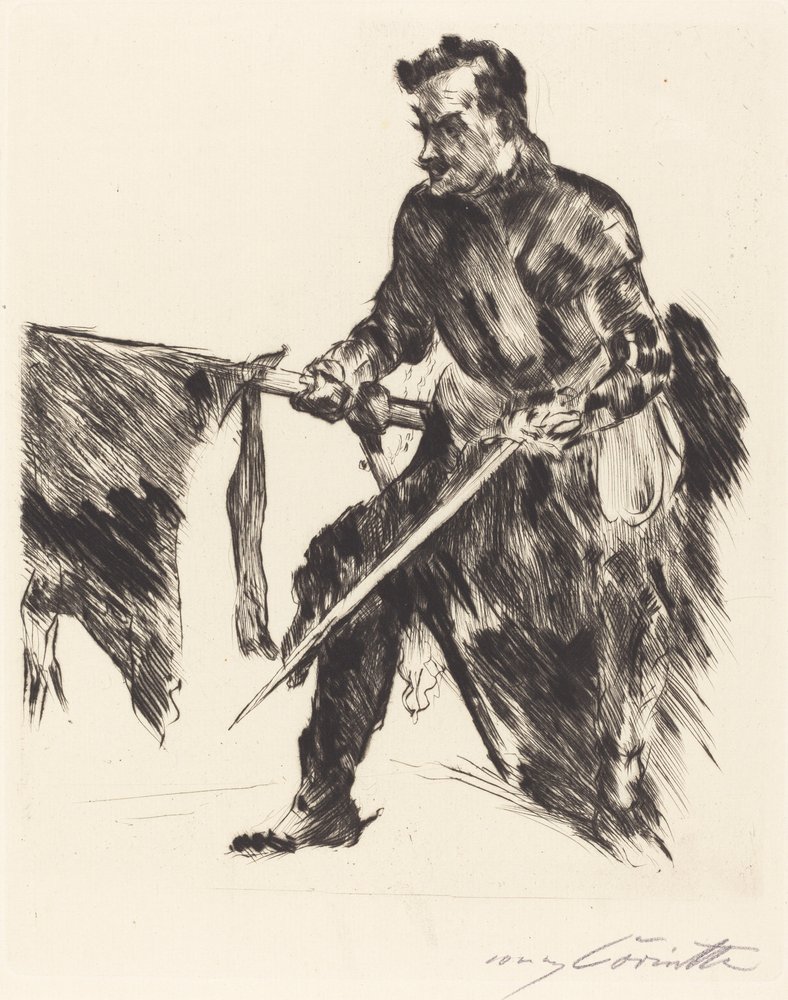 Rudolf Rittner als Florian Geyer von Lovis Corinth