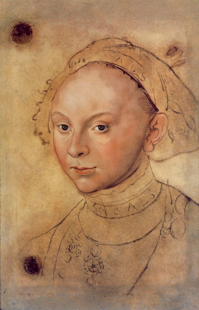Sybille von Cleve von Lucas Cranach the Elder: Kunstdruck