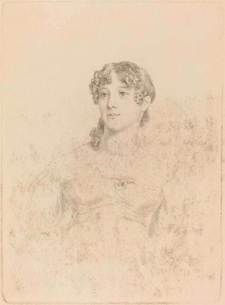 Lady Maria Hooker als Miss Turner im Alter von siebzehn Jahren, 1814