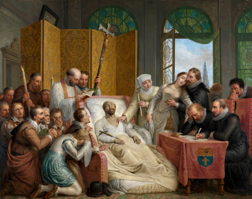 Der Tod von Peter Paul Rubens von Mathieu Ignace van Bree