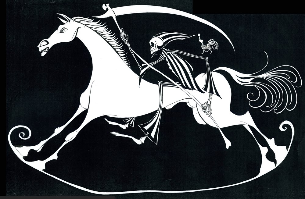 Le Grand Macabre - Illustration der Figur Nekrotzar aus der Oper von ...