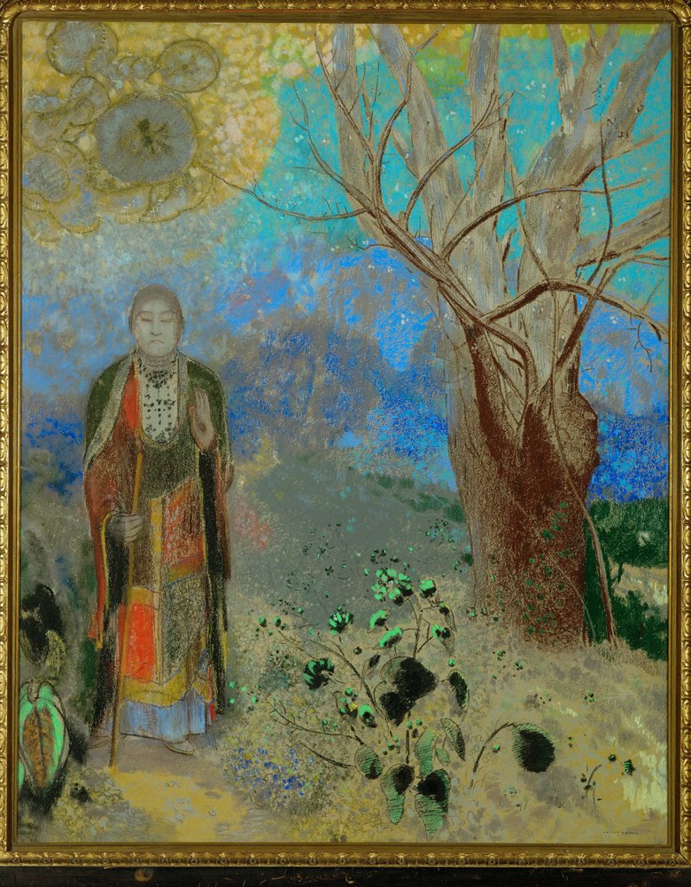 Der Buddha von Odilon Redon: hochwertiger Kunstdruck