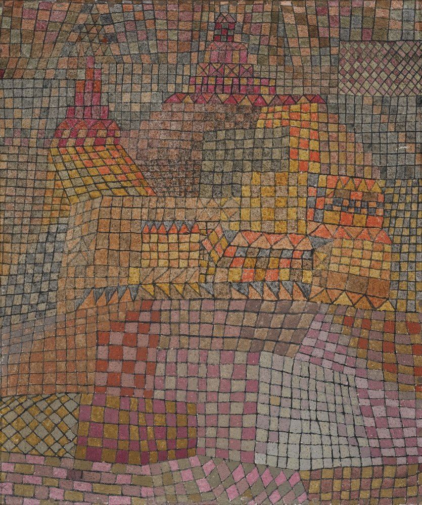 Stadtschloss Kr.. von Paul Klee: hochwertiger Kunstdruck